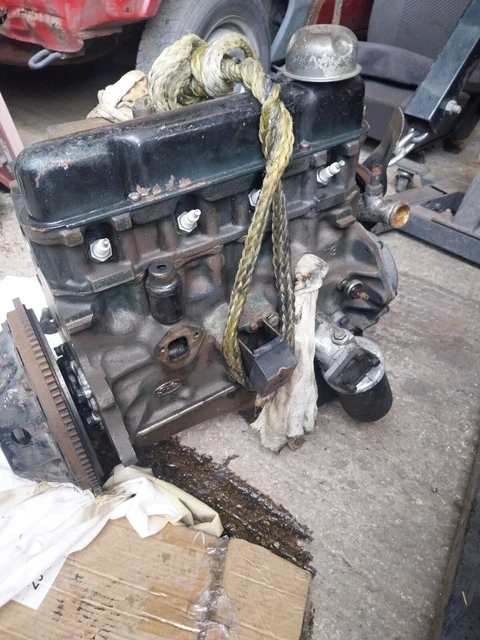 FORD CORTINA 1500 Pre Cross Flow Engine From A Mk1 Cortina. £650.00 ...