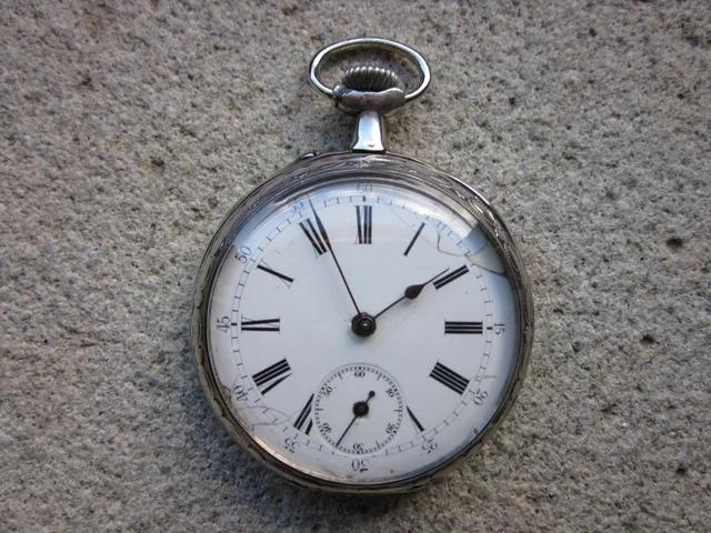 OROLOGIO DA TASCA Ancre 15 Rubis Robert Cipolla Per Taschino Tascabile ...