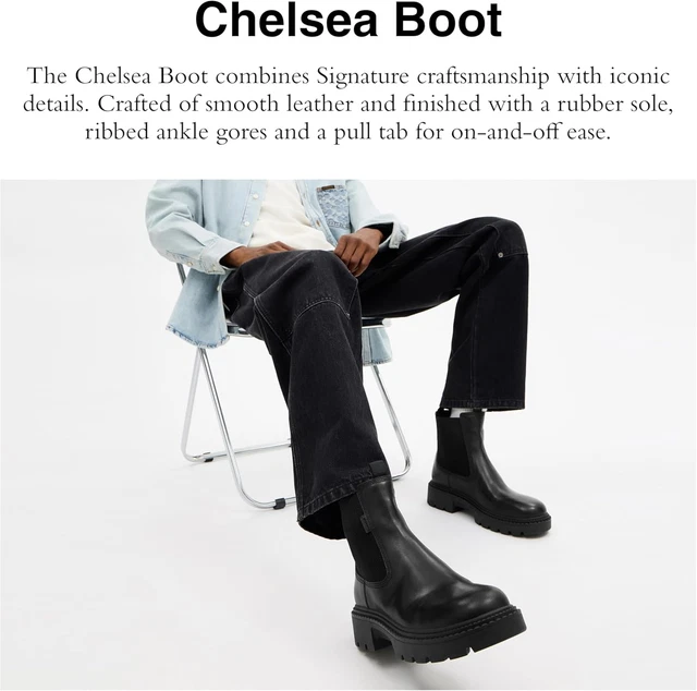 COACH MEN'S CHELSEA Boot £149.42 - PicClick UK