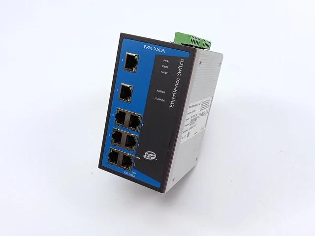 MOXA EDS-508A ETHERDEVICE Switch, Layer 2 Managed Switch $300.25 ...
