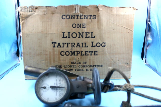 WWII LIONEL TAFFRAIL Log Us Navy Ship Measuring Instrument £202.65 ...