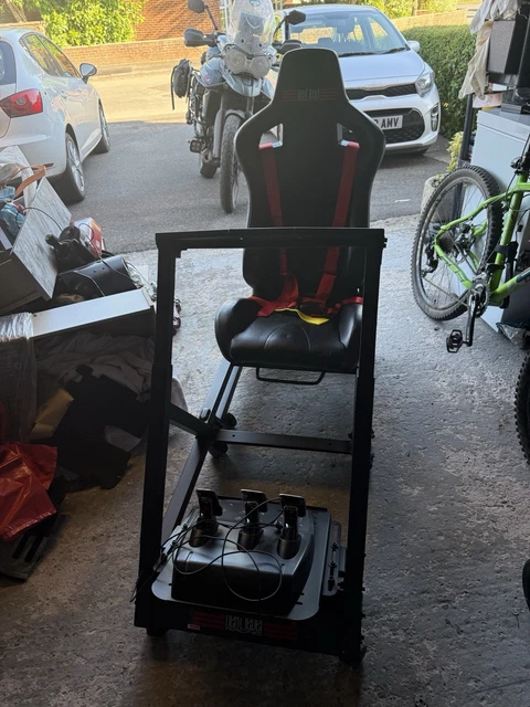 NEXT LEVEL RACING GT Track Cockpit Simulator Racing Rig With Logitech ...