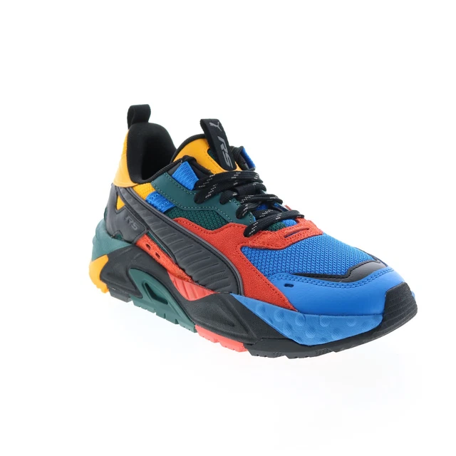 PUMA RS TRCK Color 39157601 Mens Blue Canvas Lifestyle Trainers Shoes £ ...