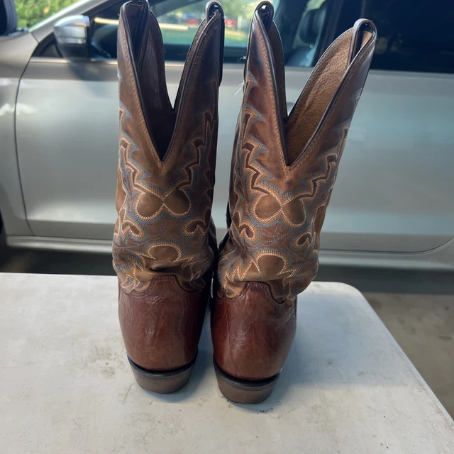 VINTAGE TONY LAMA Cowboy Boots 8.5EE Made in USA £62.62 - PicClick UK