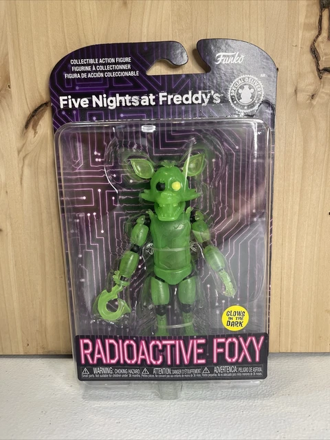 Funko Five Nights At Freddys Fnaf Radioactive Foxy Action Figure Glows In Dark 3461 Picclick Au