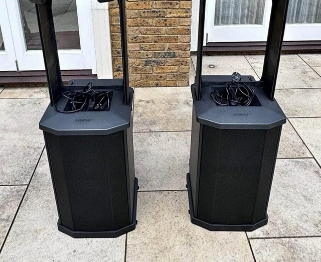 2 BOSE F1 1000 W RMS - 40 Hz To 100 Hz Powered Subwoofer - Black base ...
