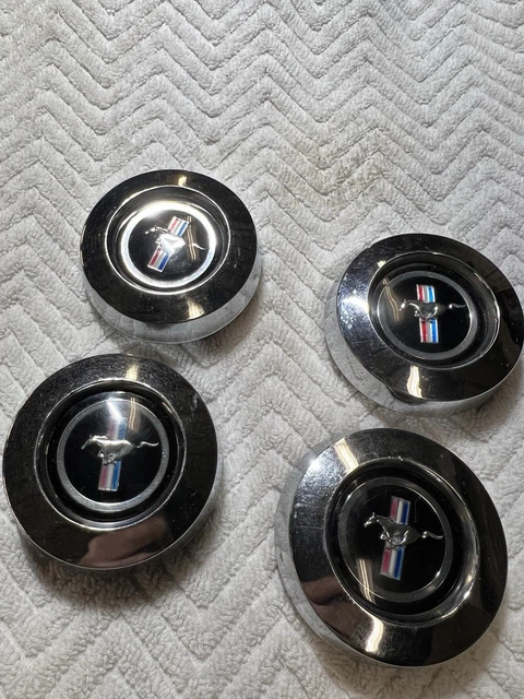 1970 FORD MUSTANG Mach 1 wheel centers deluxe covers Fits Correct 1971 ...