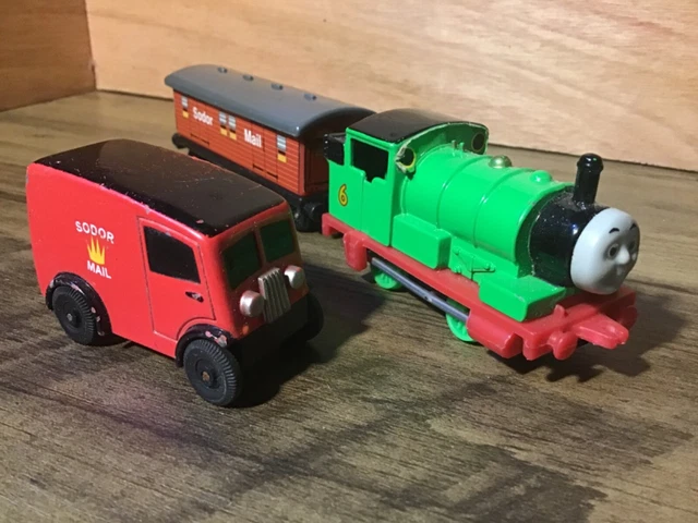 THOMAS THE TANK Engine Friends Ertl Diecast Trains Percy Sodor Mail ...