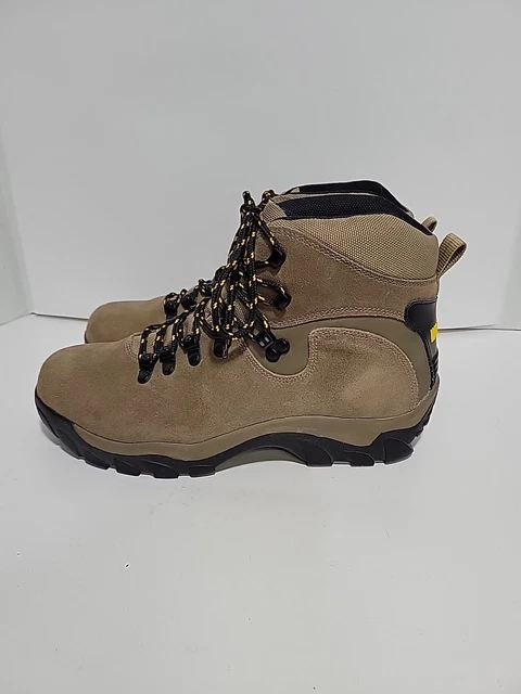 WOLVERINE 08160 BEIGE Suede Leather Hiking Work Ankle Mens 10.5M Boots ...