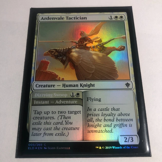 ARDENVALE TACTICIAN THRONE of Eldraine ELD MTG feuille anglaise neuve ...