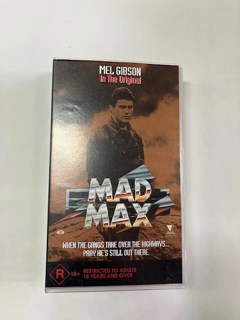 MAD MAX VHS Video Mel Gibson Directed by George Miller Road Warrior 91 ...