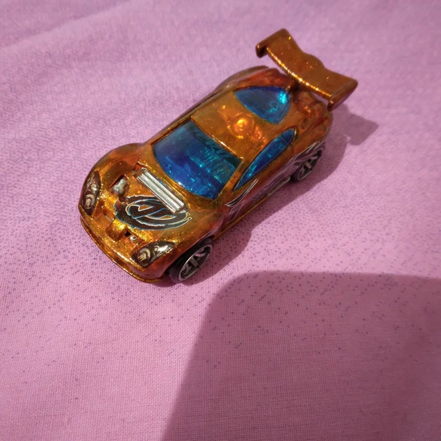 HOT WHEELS ACCELERACERS Teku Synkro custom (transparent orange / black ...