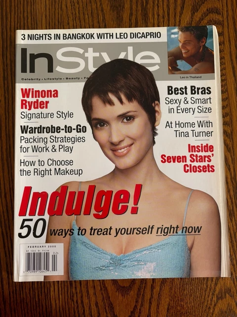 INSTYLE MAGAZINE FEB 2000 Winona Ryder SCOTT FOLEY Amanda Peet TINA ...