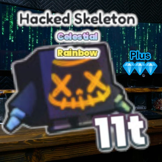 PET SIMULATOR 99. Rainbow Hacked Skeleton + 2m Diamonds. PS99. Same Day ...