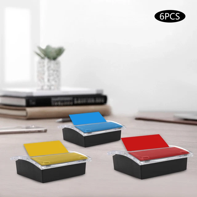 OFFICE POST-IT BLACK/CLEAR Pop-up Note Dispenser for 3*3in Holding ...