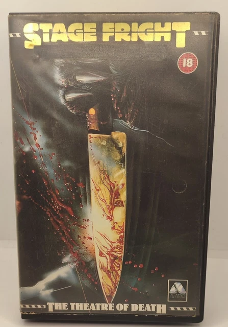 STAGE FRIGHT VHS Horror Big Box Ex Rental Video. £12.00 - PicClick UK
