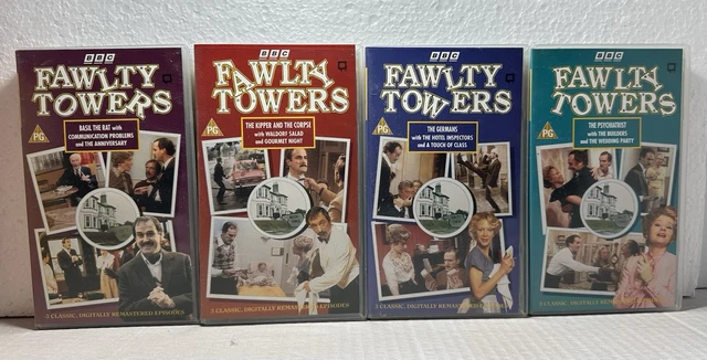 FAWLTY TOWERS THE Complete Series VHS Box Set Great Condition 1975-1979 ...