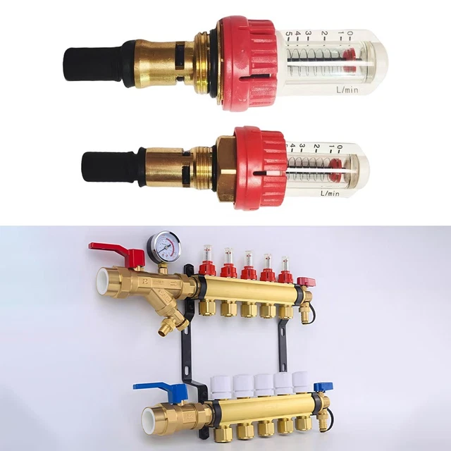FOR UNDERFLOOR MANIFOLDS Underfloor Flow Meter Balanced Heat ...