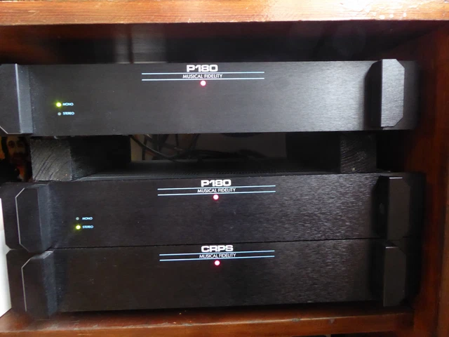 MUSICAL FIDELITY P180 power amplifiers and CRPS £550.00 - PicClick UK