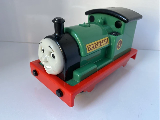 MY FIRST THOMAS The Tank Engine Golden Bear RARE Talking Peter Sam ...