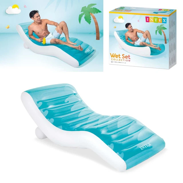 INTEX ROCKIN LOUNGE - XXL Luftmatratze Schwimmsessel Wasserliege ...