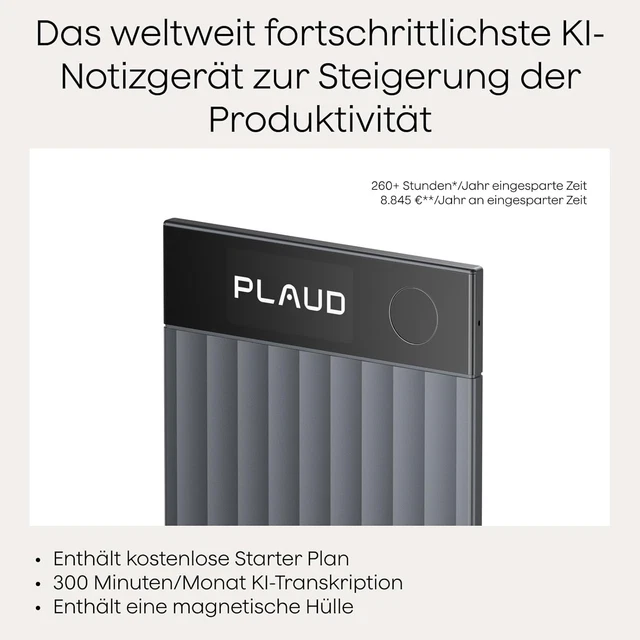 AI VOICE RECORDER Plaud Note Pro 50 Std Aufnahme Multimodal EUR 377,99 ...