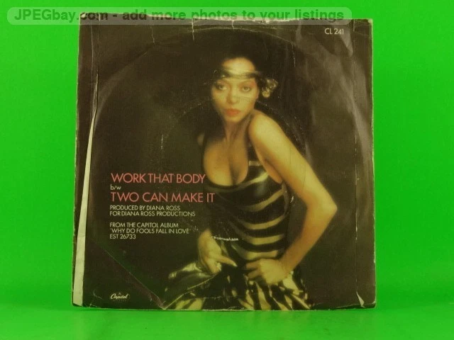 DIANA ROSS WORK THAT BODY (149) 2 Track 7" Single including Picture ...