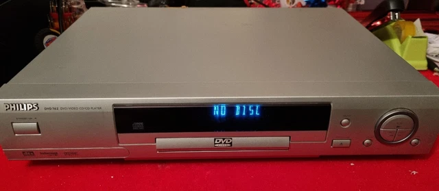 PHILIPS DVD/VIDEO/CD PLAYER - Silver - Unit Only (DVD762) - NO ...
