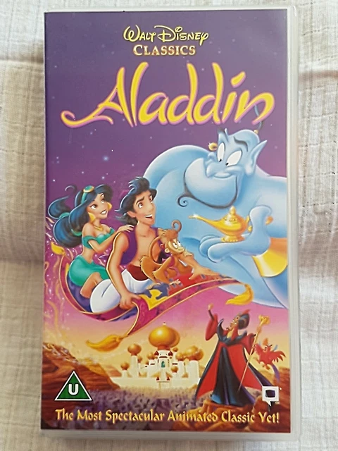 WALT DISNEY CLASSICS - Aladdin - VHS Video 1994 VGC £3.00 - PicClick UK