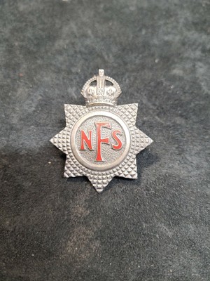 WW2 NFS CAP Badge National Fire Service Original £8.80 - PicClick UK