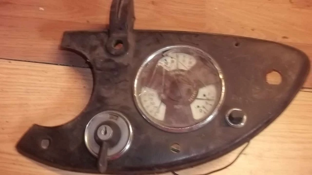 LUCAS PLC6 IGNITION Switch Smiths Ma Ammeter Oil Pressure Fuel Gauge ...