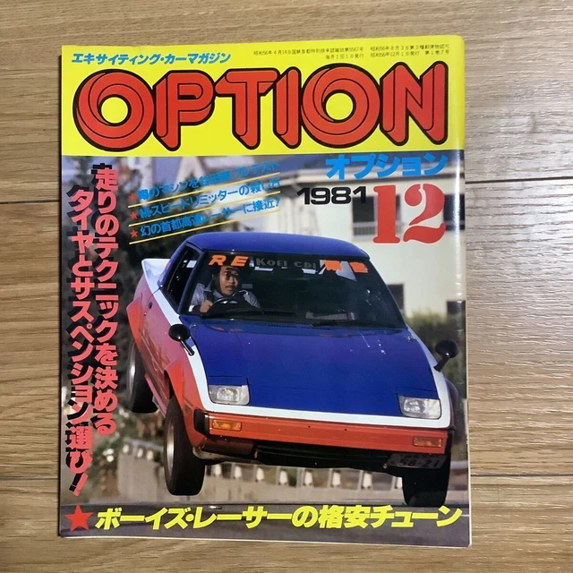 S3 OPTION Option December 1981 Racer Tuning Dress Up £53.03 - PicClick UK