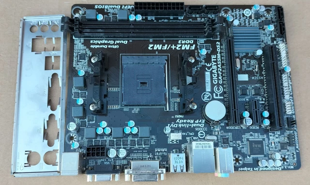 GIGABYTE GA-F2A55M-DS2 REV: 3.0 Socket FM2 FM2+ Motherboard Dual Bios ...