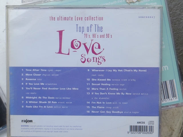 TOP OF THE 70s 80s 90s LOVE SONGS CD $10.00 - PicClick AU
