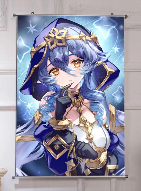 Layla Anime Girl Poster Genshin Impact Wall Scroll Art Decor T 6090cm Eur 2370 Picclick De
