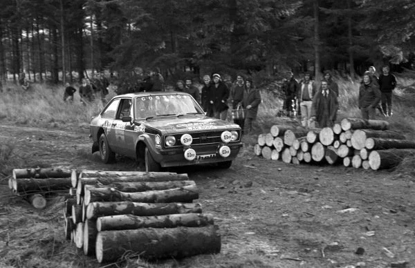 ROGER CLARK & Tony Mason, Ford Escort RS1800 WRC RAC Rally 1975 Old ...