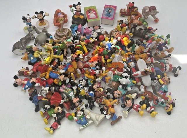 DISNEY MICKEY MOUSE/JUNGLE Book/Winnie plastic figures x 110+ LOT 1 ...