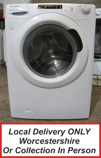 CANDY CS14102DWE WHITE Washing Machine 10 KG 1400 Spin NFC PWM G £254. ...