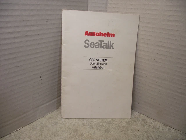 RAYMARINE /AUTOHELM ST50 SEATALK GPS system installation & operation. £ ...