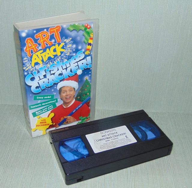 ART ATTACK CHRISTMAS Cracker Neil Buchanan VHS Video Cassette Tape UK ...