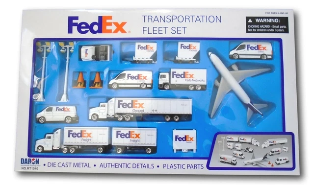 FEDEX FEDERAL EXPRESS Die-cast Transportation Fleet Set £47.36 ...