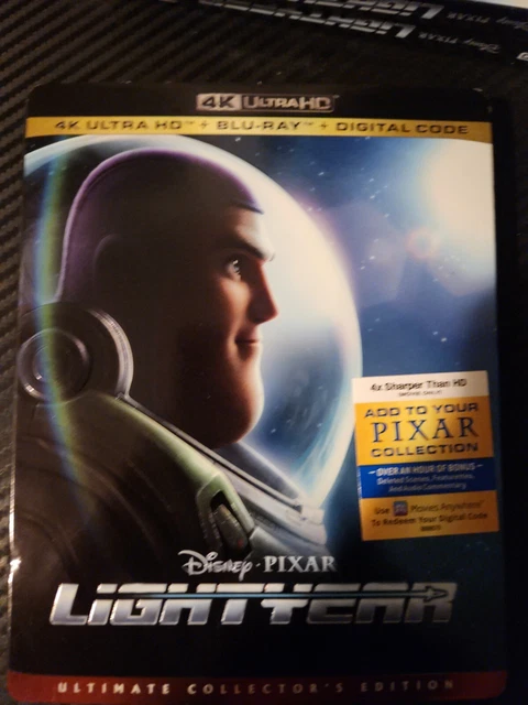 DISNEY PIXAR LIGHTYEAR (4K Ultra HD+Blu-ray+Digital) New & Sealed w/Slipcover $18.42 - PicClick AU