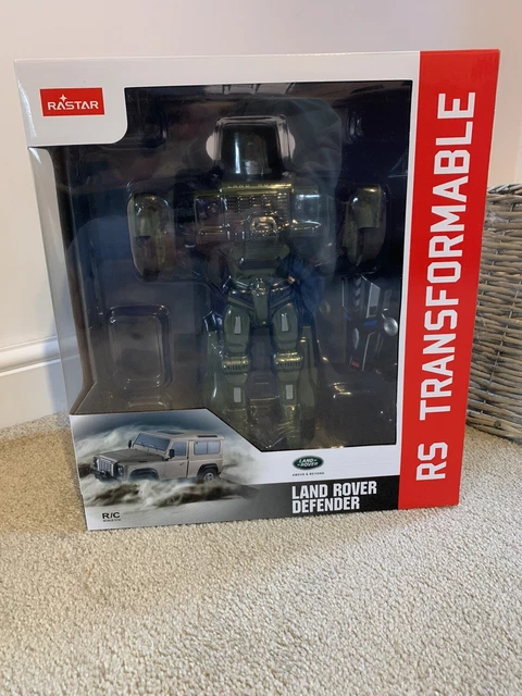 NEW OFFICIAL LAND Rover Defender Transformer Radio Control Car 1:14 ...