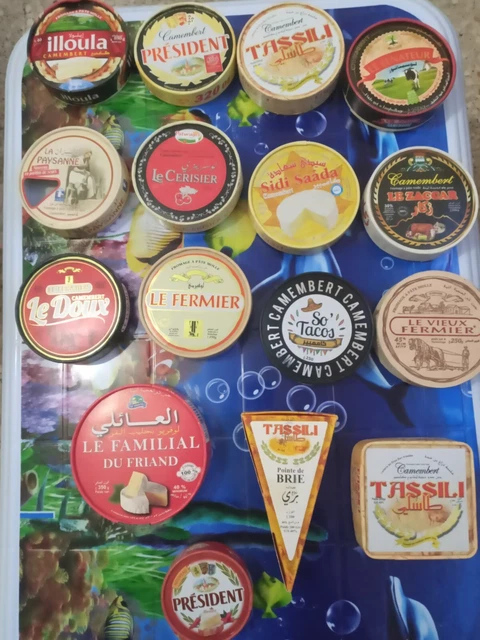 16 BOITES De Fromages Camembert-Algerie.tassili-President-Illoula ...