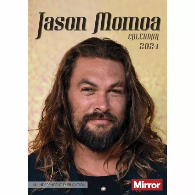 Jason Momoa A3 Calendar 2024 Entertainment Month To View £958 Picclick Uk