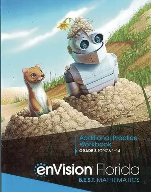 ENVISION MATHEMATICS ADDITIONAL Practice Workbook Grade 3 Topics 1 - 16 ...