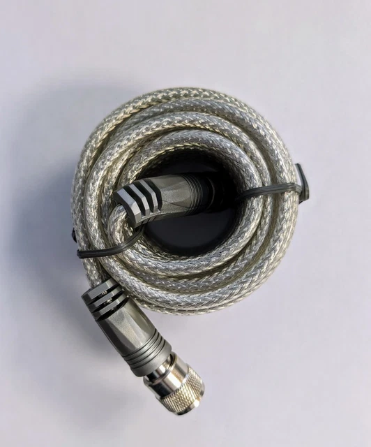 9' SILVER RG-59/U Mini-8 CB Antenna Coax Cable - Bulk $10.99 - PicClick