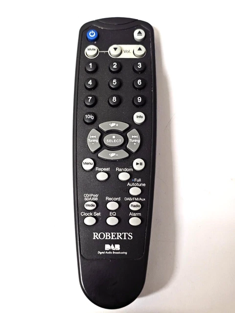 GENUINE ROBERTS MP Sound 53 RDS Sound System REMOTE CONTROL NO BACK ...