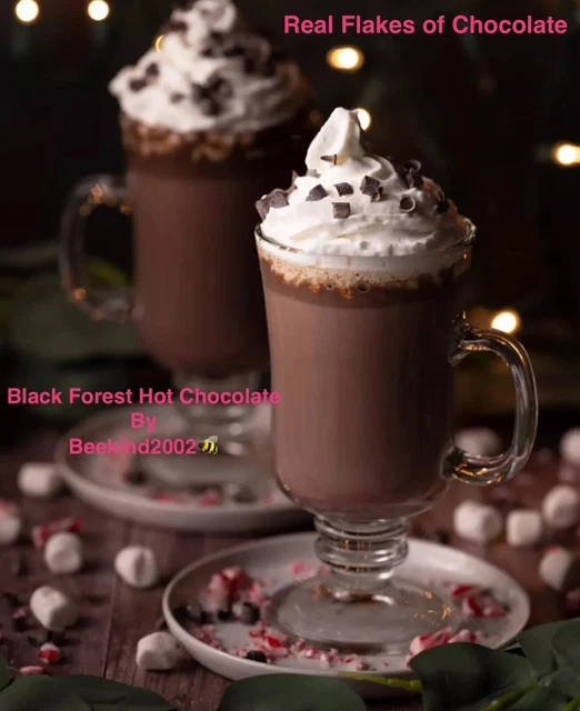 REAL FLAKES FOR Hotel Chocolat Velvetiser Black Forest Hot Drinking ...