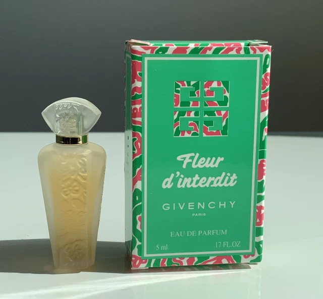 GIVENCHY FLEUR D`INTERDIT 5 ml Eau de Parfum Miniatur in OVP Unbenutzt Vintage EUR 24,95 ...